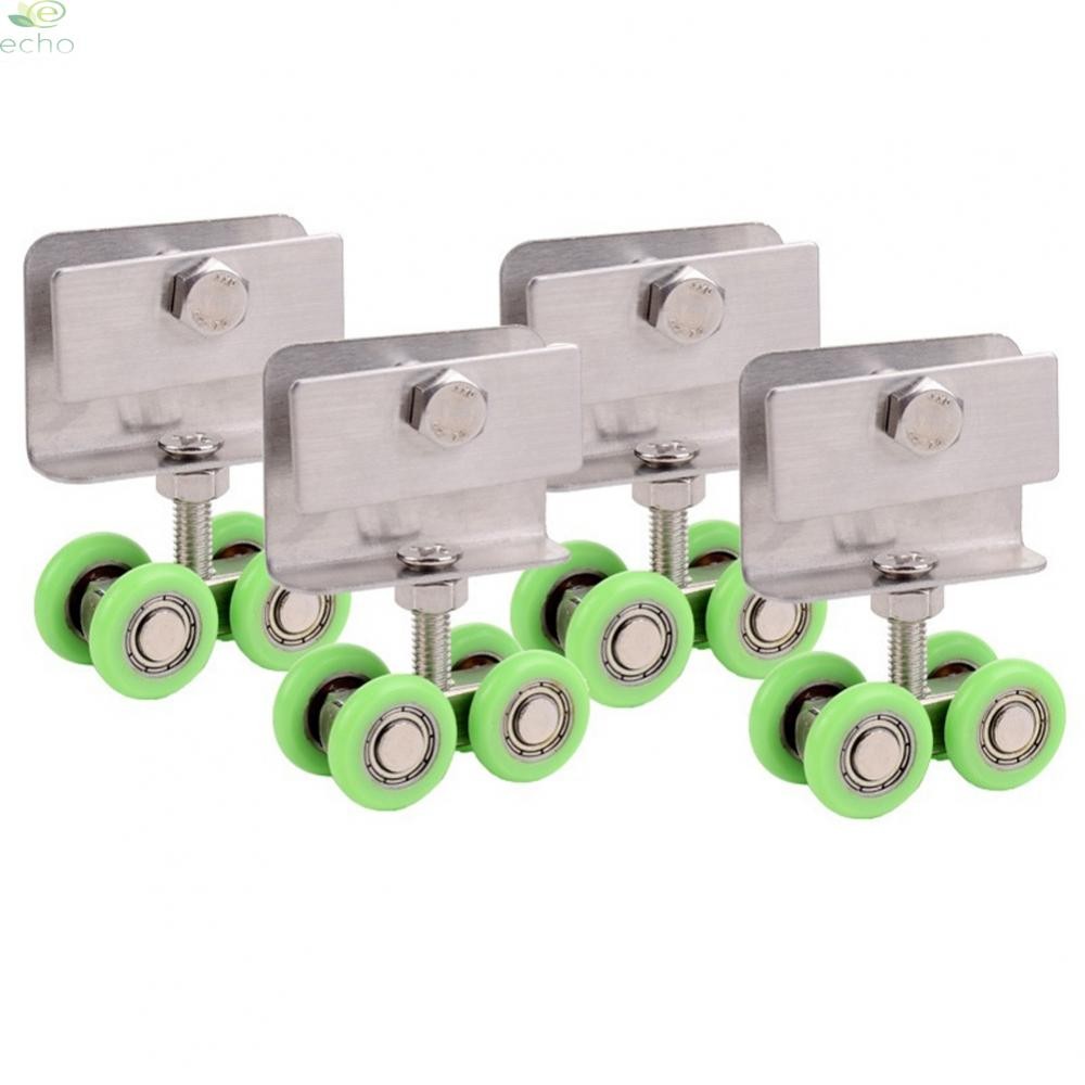 Sliding Door Roller Kit Stainless Steel and Nylon Wheels for Operation ...
