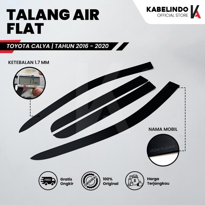TOYOTA Calya Car Door Water Gutters 2016 – 2021 4 Door Flat Model ...