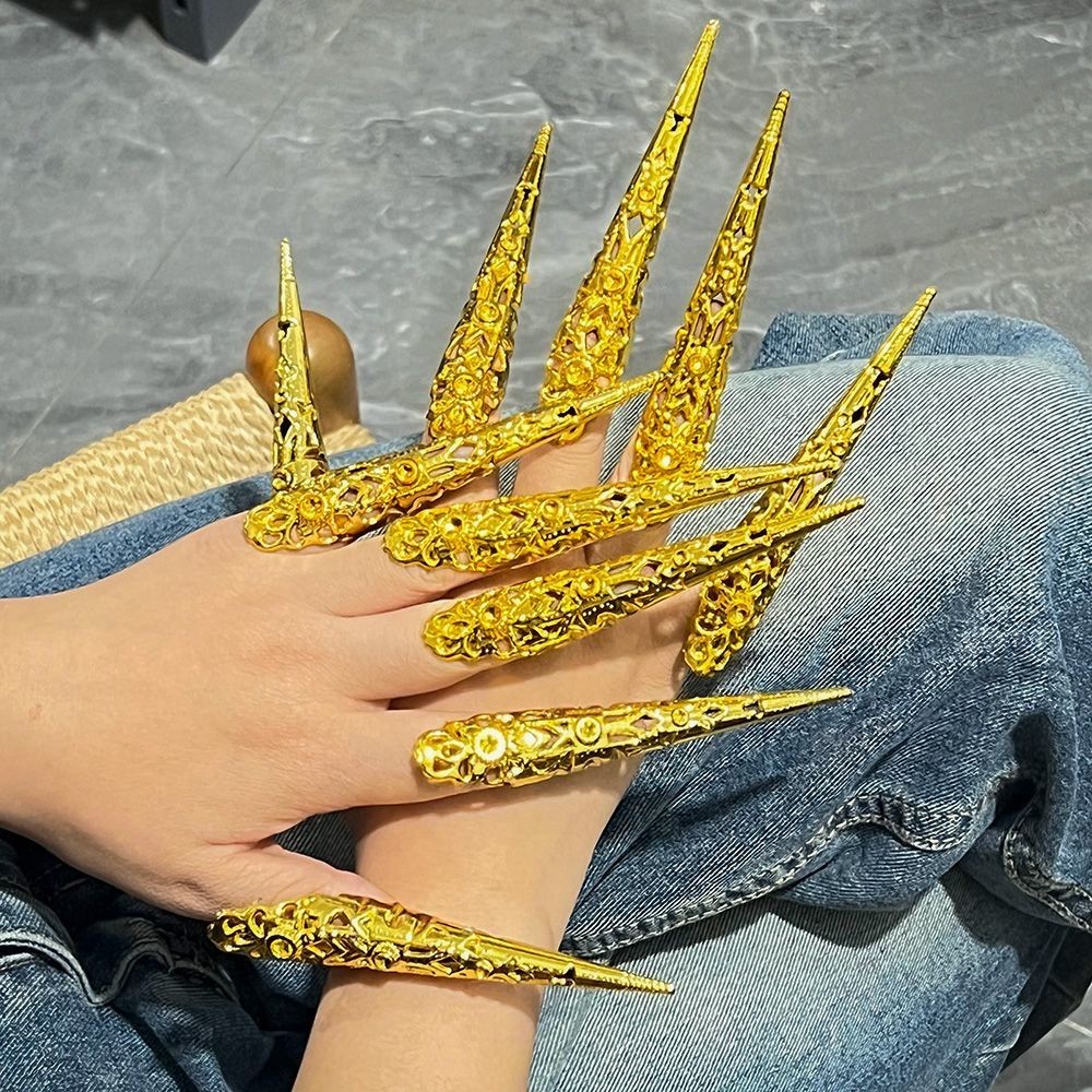 Ancient Style Wearable Armor Guard Finger Armor Cover Queen Qing Palace ...