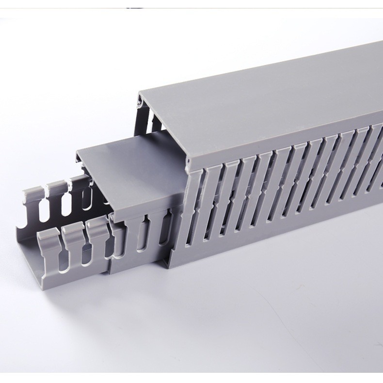 PVC Cable Tray Duct Slotted PVC cable trunking Wire Duct Cable ...