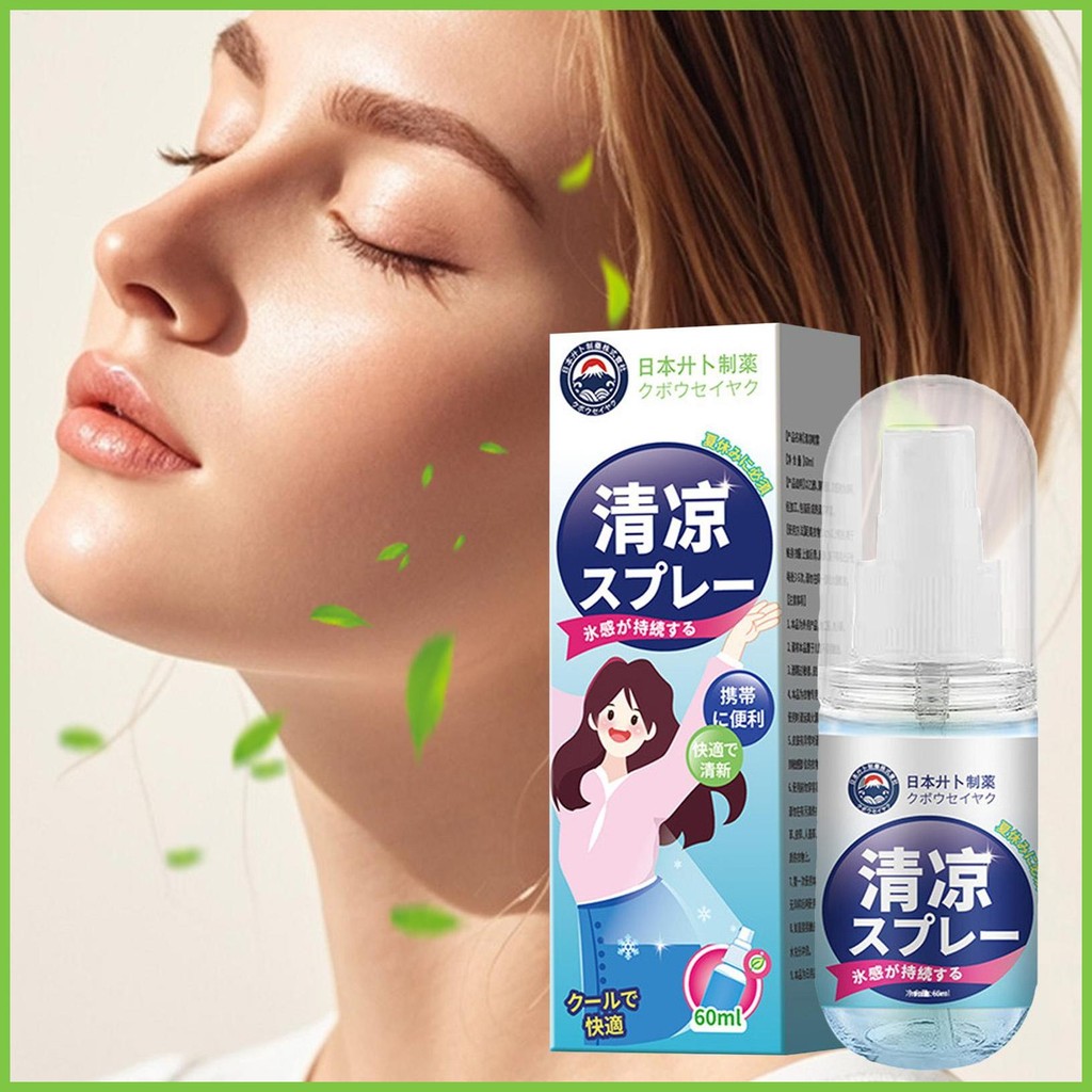 Cooling for Body 60ml Instant Cool Down Hot Weather Cooling Mist for ...