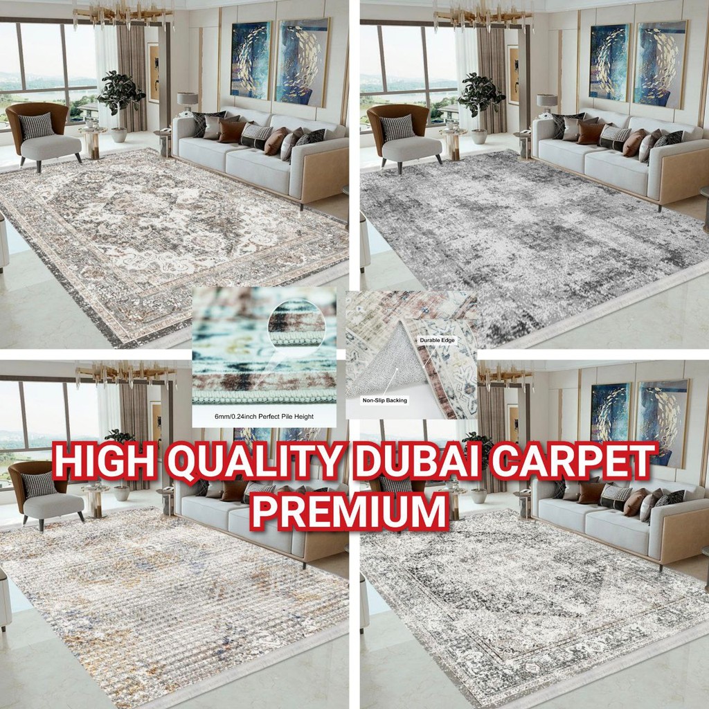 Dubai Carpet Premium Emboss | gebu gebas lembut | corak timbul emboss ...