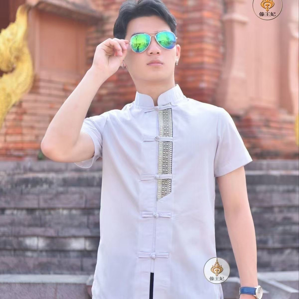 Phu Thai Traditional Shirt 2025 Asean Attire for Men Modern Barong ...