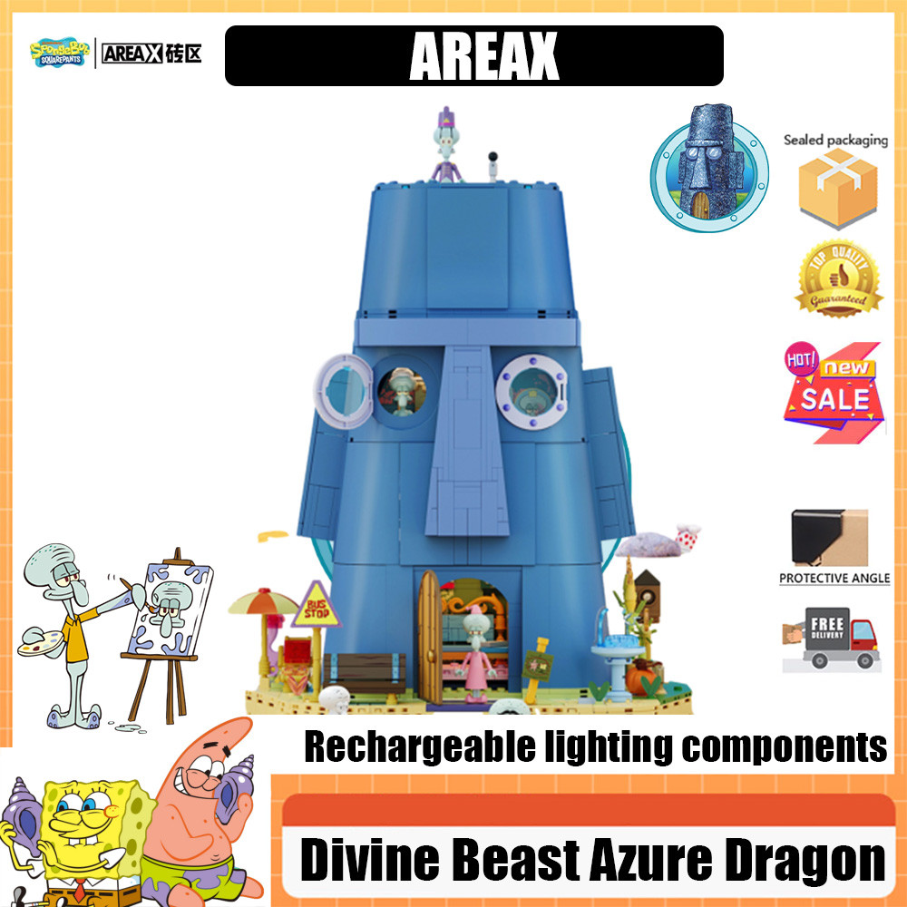 Area AREAX AB0078 Octopus Brother s Stone Statue House [Heavy New ...