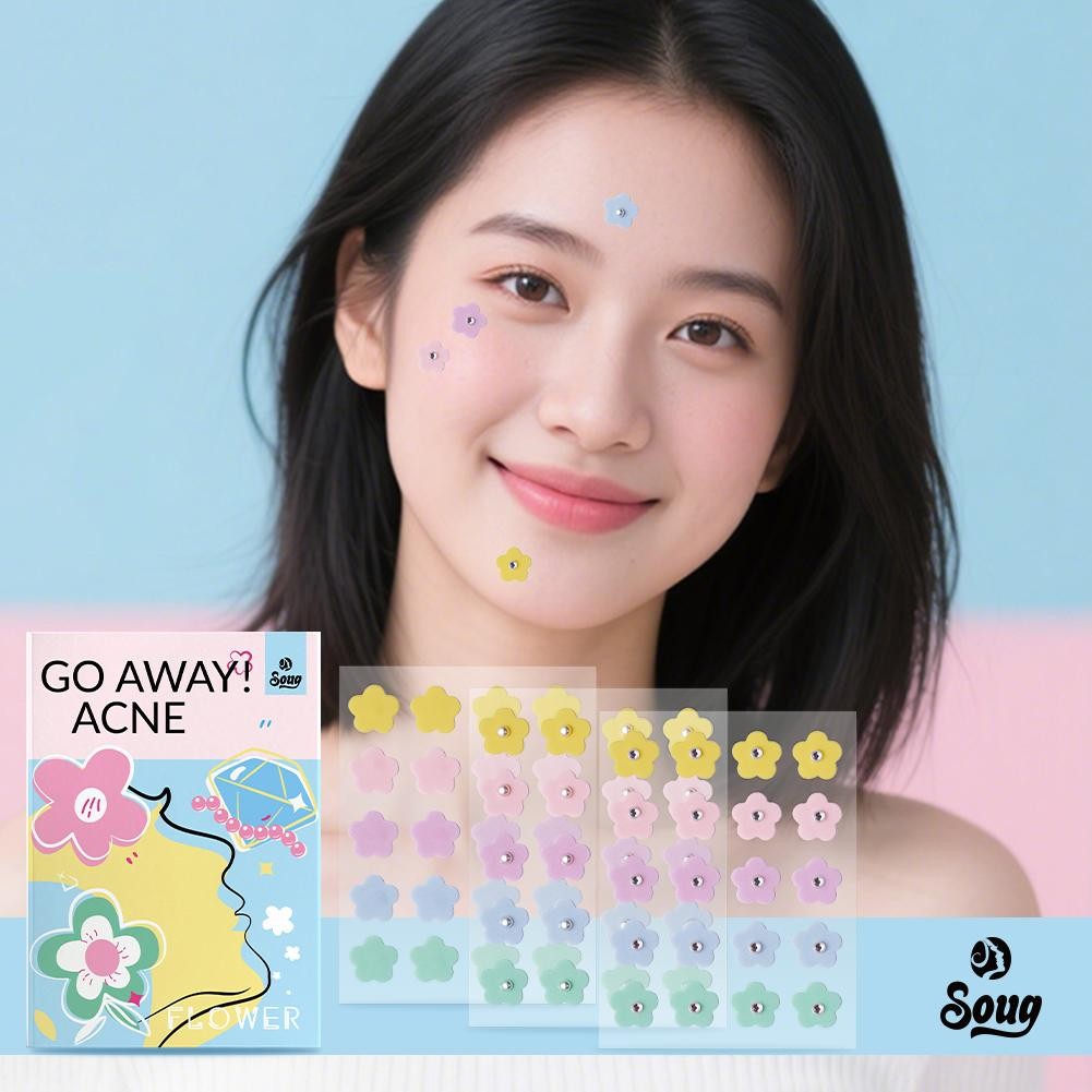 Flower Shape Acne Pimple Patch Stickers Blemish Spot Concealer Cover 0 ...