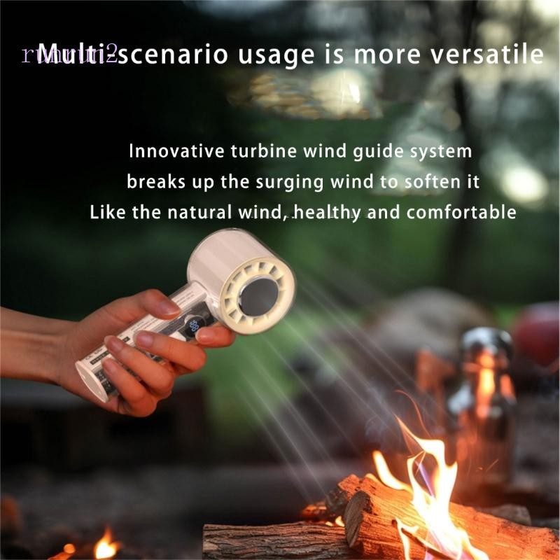RUN Outdoor Fan Table Fan Adjustable Setting Great for Travel and ...