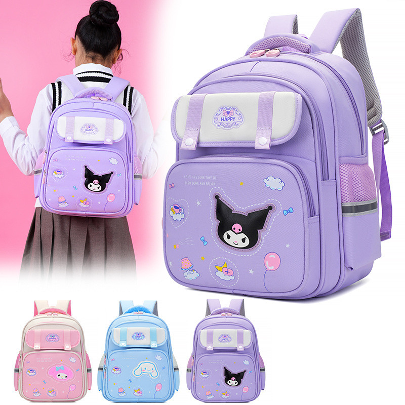 Sanrio Elementary School Students Cartoon Kuromi Children Backpack ...