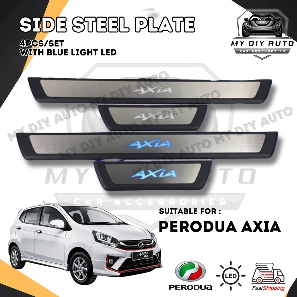 PERODUA AXIA Old AXIA 2022-2023 AXIA New Side Sill Scuff Plate Door ...