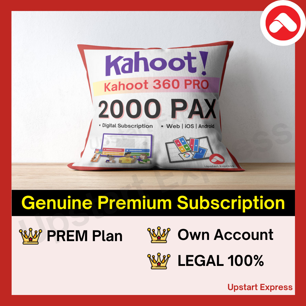 Kahoot!+ Premium Upgrade Custom Business Company Kahoot 🔴𝟐𝟎𝟎𝟎🔴 players Logo Promotional Branded ...