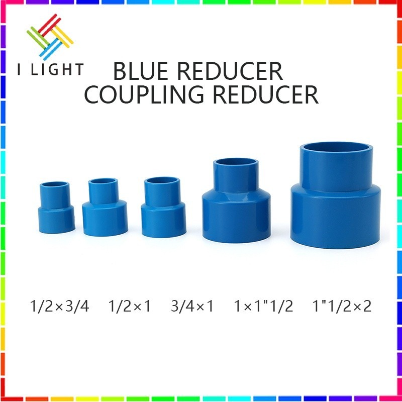 Blue PVC Reducer Coupling Reducer PVC Pipe Fittings | Shopee Malaysia