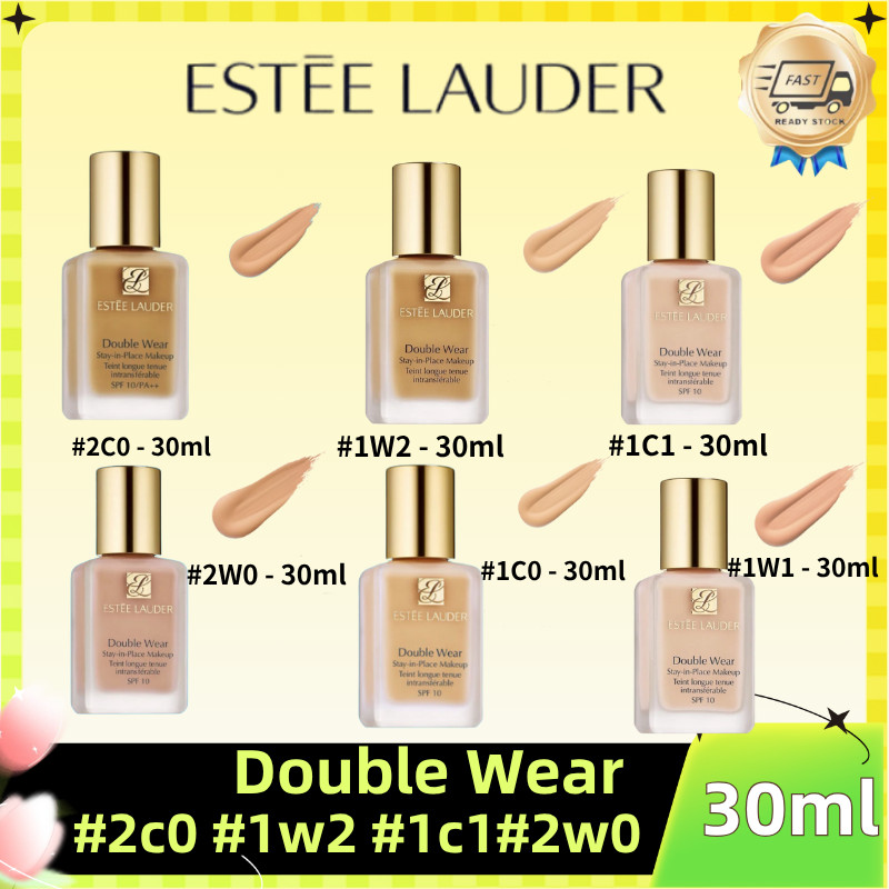 【buy1get1gift】Estee Lauder foundation Double Wear Stay-in-Place Makeup waterproof formula（#2W0 ...