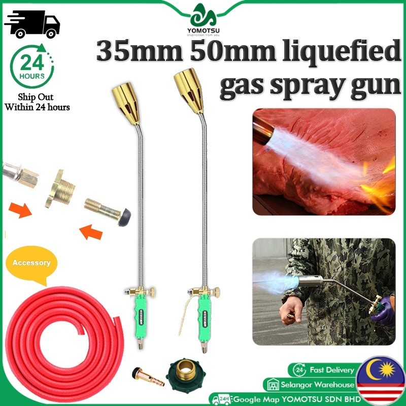 Liquefied Gas Blowtorch Piezo Ignition Sprayer Gas Spray Gun Flame ...