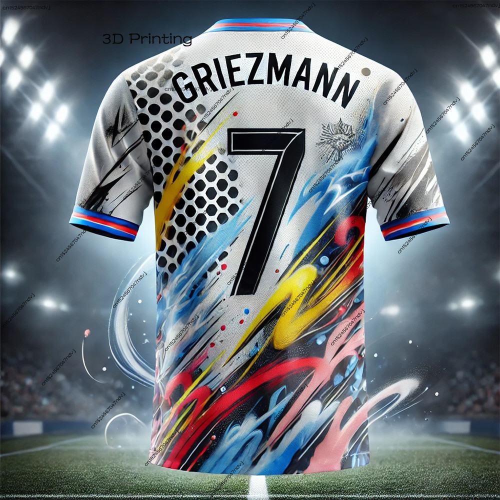 2025 Spanish Football Street Graffiti Design Antoine Griezmann Number 7 ...