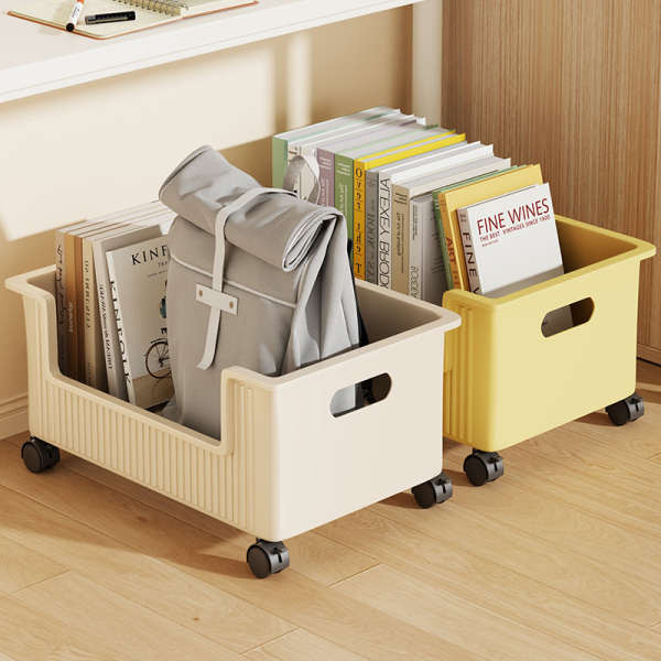 架子置物架 synergy house furniture Rak beg sekolah, rak buku, troli bergerak ...