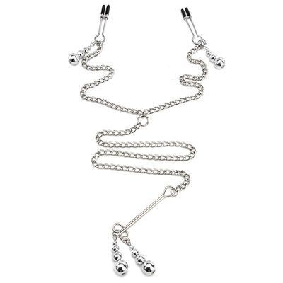 Healthy Nipple Clip Labia Clip Mimi Clip Interactive Metal Long Chain ...