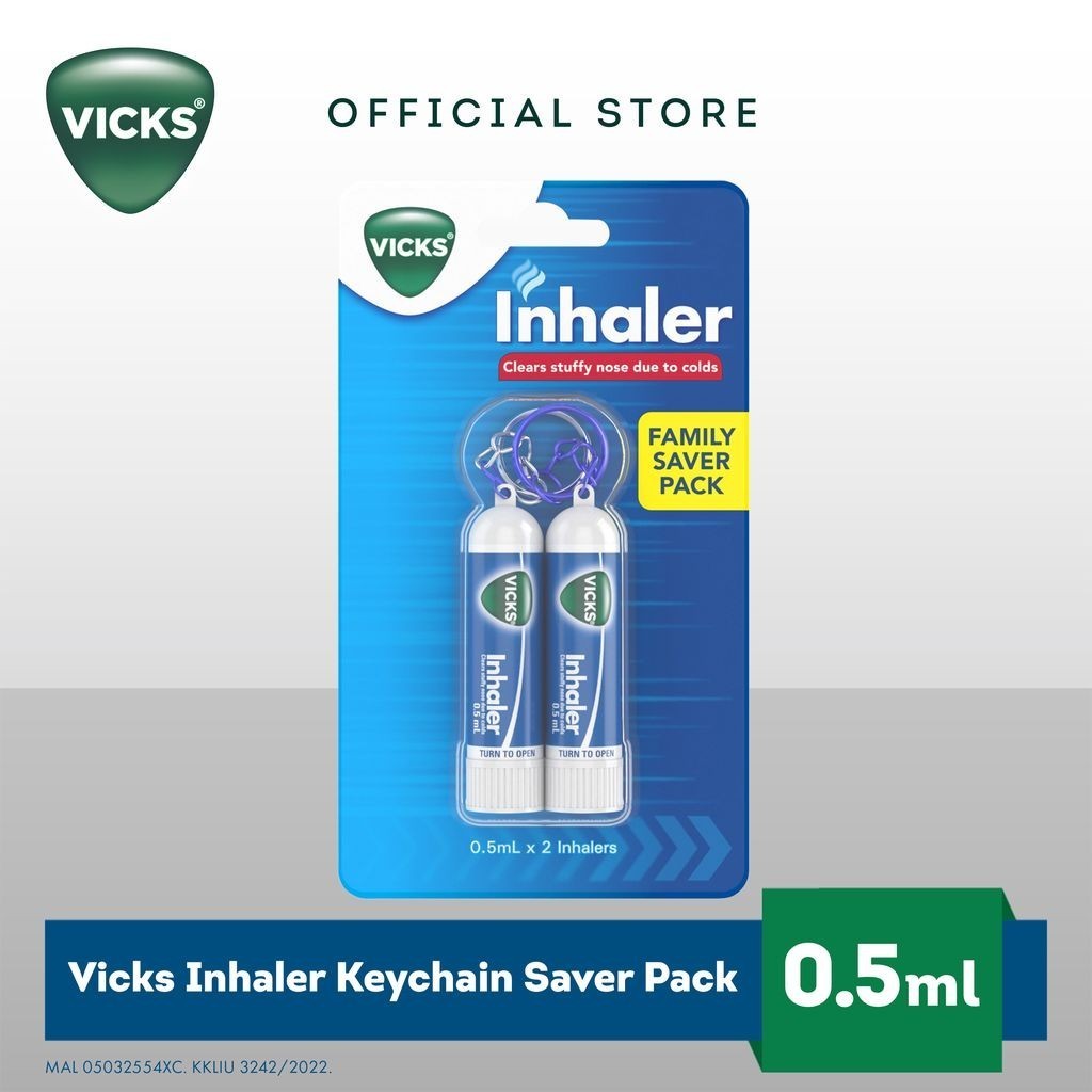 VICKS INHALER 0.5ML KEYCHAIN 2'S (EXP:08/2025) | Shopee Malaysia