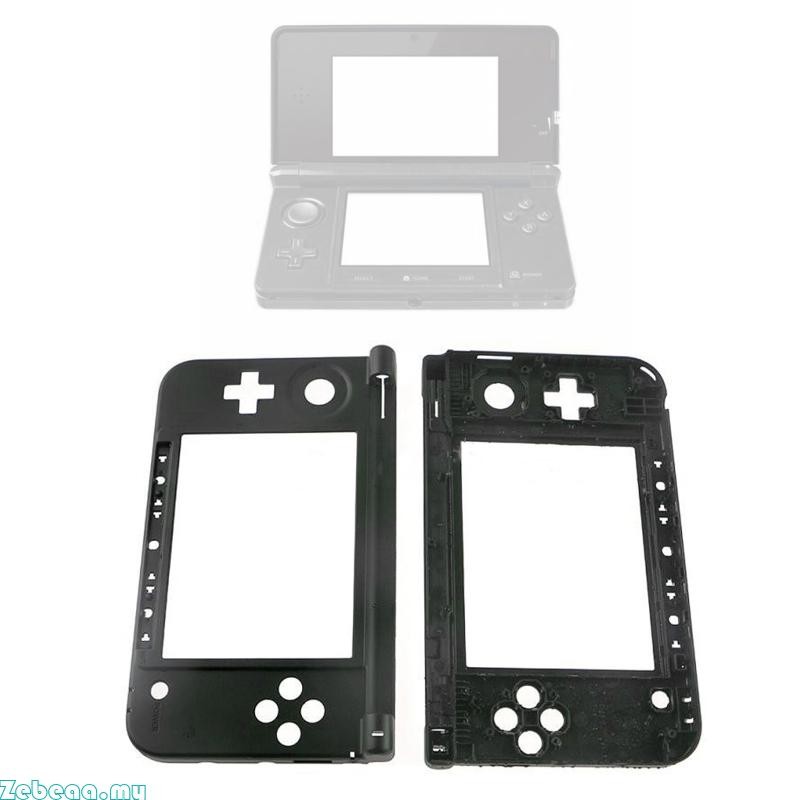 Zebeaa For 3DS XL Replacement Hinge Part Black Matte Bottom Middle for ...