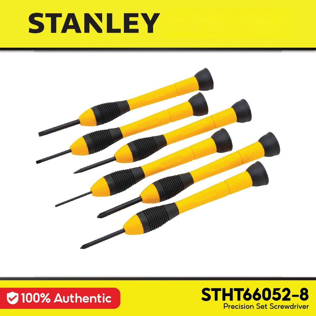 [ STANLEY ] (STHT66039-8 / STHT66052-8) Precision Screwdriver Set | 6 ...