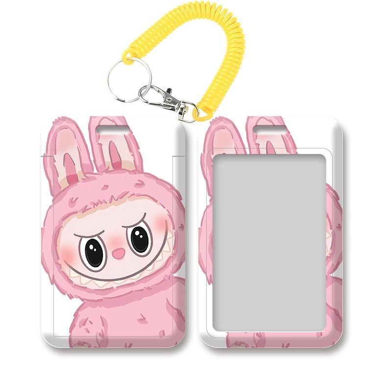 [LABUBU Card Holder] LABUBU LABUBU Cute Slide Card Holder Campus Card ...