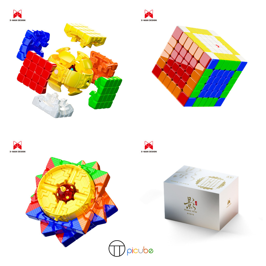 NEW! [Picube] QiYi XMD Shadow V3 UV 6x6x6 Core Magnetic Magic Cub QiYi ...