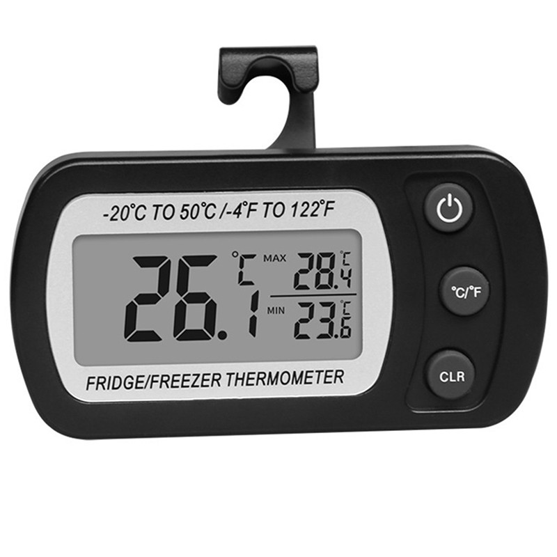 BCF Fridge Thermometer With Hook Anti-Humidity Refrigerator Freezer ...