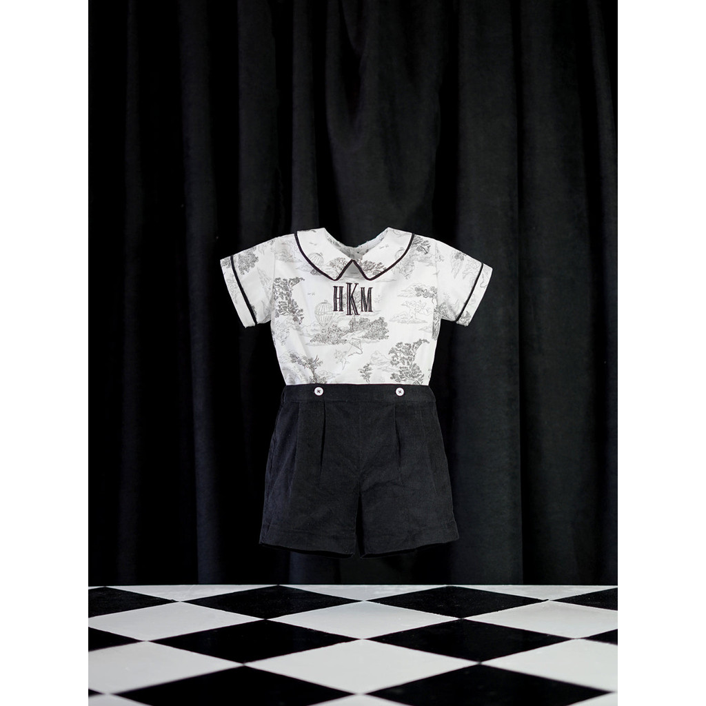 Dear GG - August Set in Midnight Black - Grand Toile - Boys' Black ...