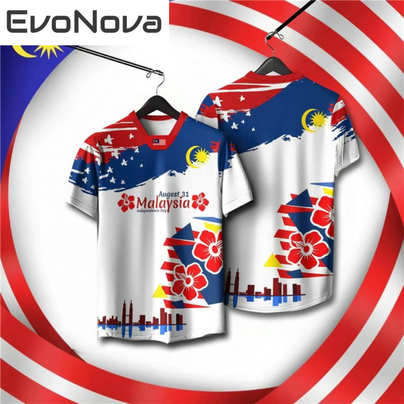 2025 Baju Merdeka 68 Tahun baju jersey Ethnic NFL T-shirt t shirt 2025 ...