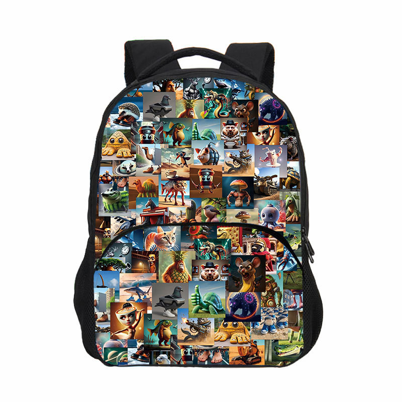 Italian Brainrot Backpack Tralalerotralala Tung tung tung sahur Wooden ...