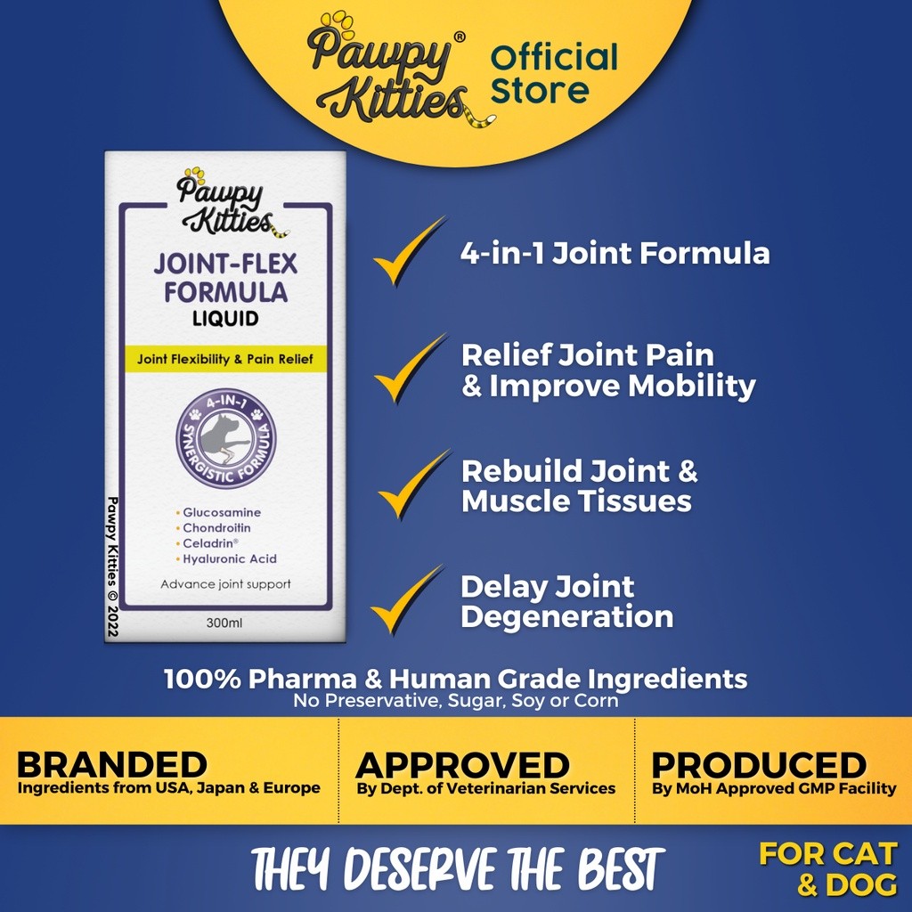 Pawpy Kitties Joint-Flex Formula Liquid (300ml) | Shopee Malaysia
