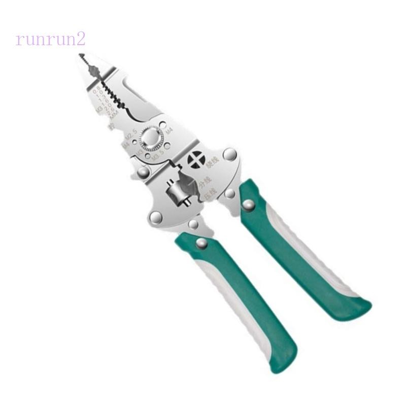 RUN MultiFunction Wire Stripper Insulation Removal Pliers for ...
