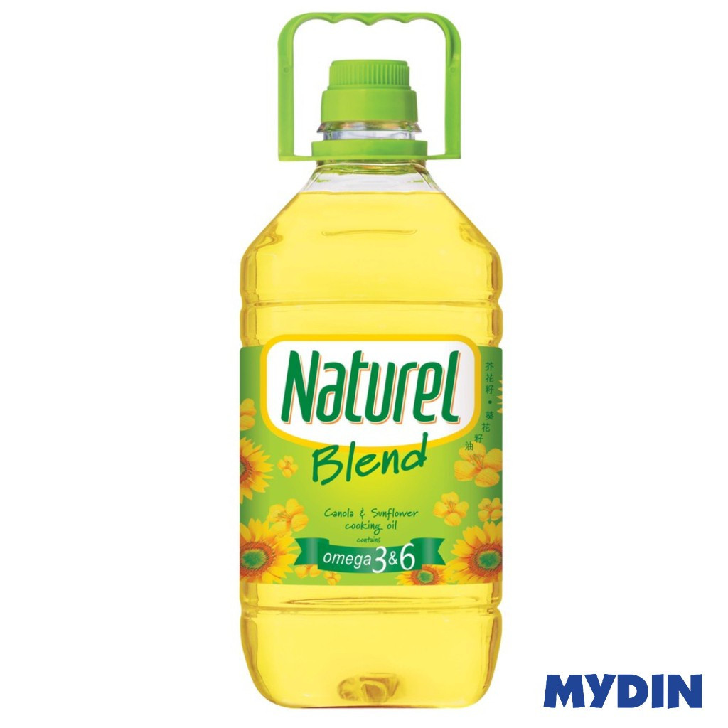 Naturel Blend Canola & Sunflower Cooking Oil (3kg) | Shopee Malaysia