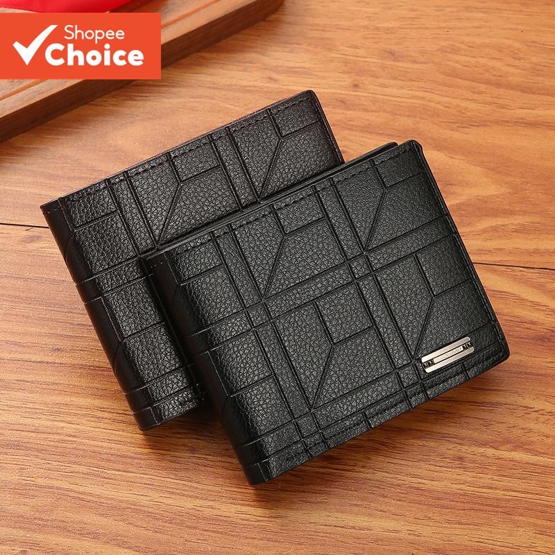 Men's Slim Wallet - Genuine Leather Minimalist Card Holder & Coin Purse ...