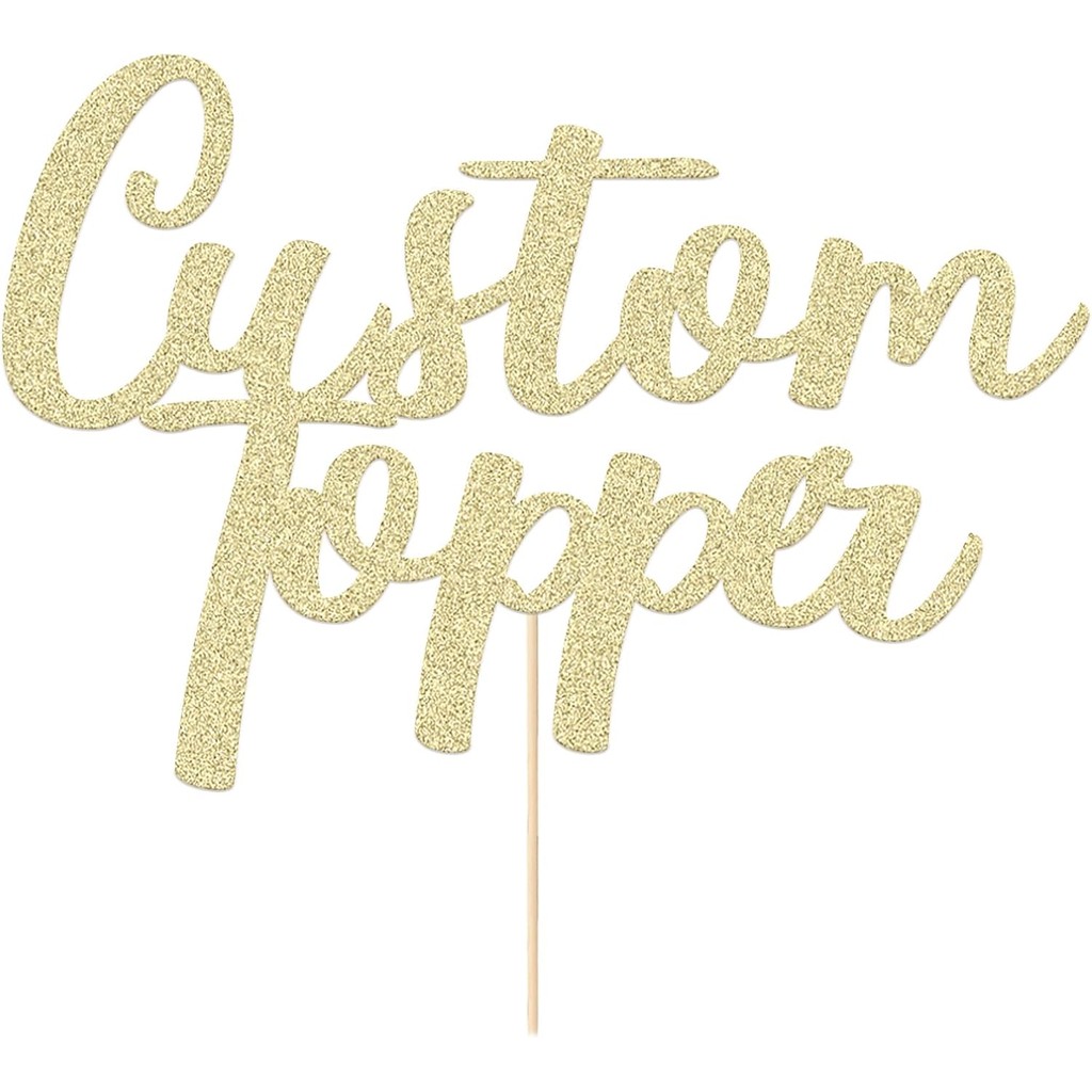 Cake Topper Personalised Birthday Cake Topper Multicoloured Customised ...