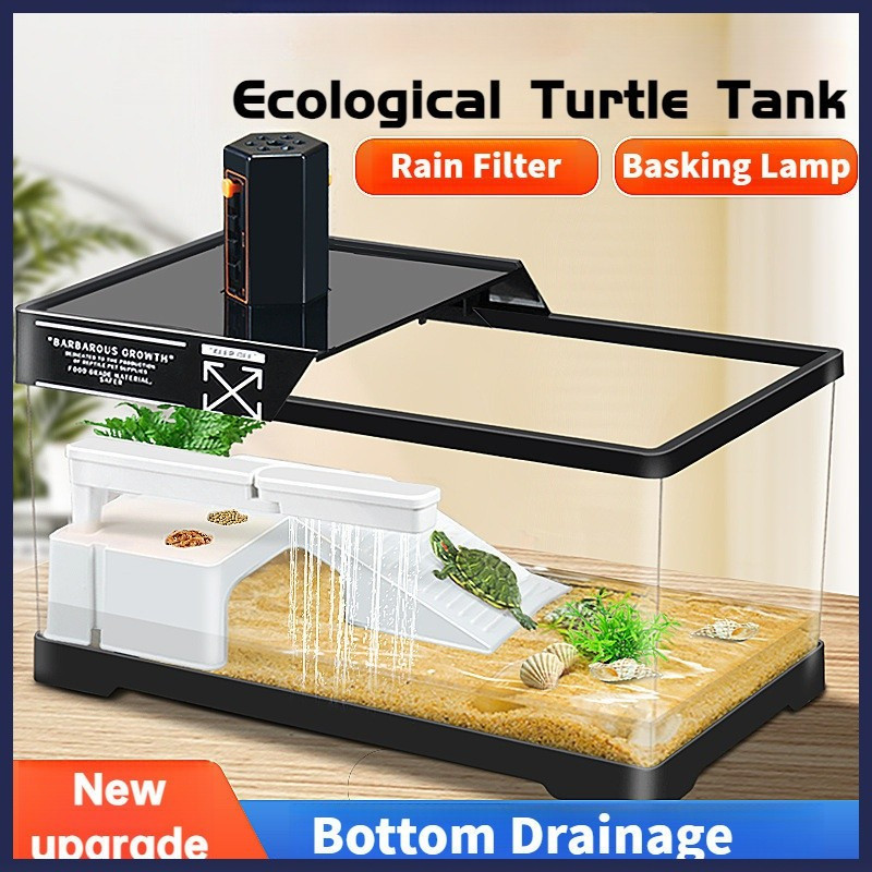 Turtle Tank Rainforest Tank With Basking Platform Turtle Tank With ...