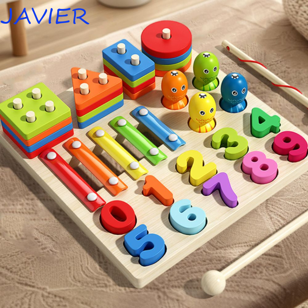 JAVIER Geometric Shape Matching Game Toy, Exercise Hands-on Early ...