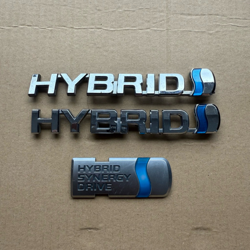 Toyota Prius Hybrid Logo Emblem Original Used Japan | Shopee Malaysia