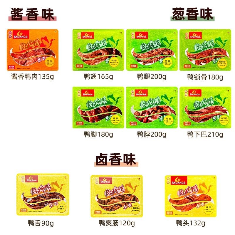 Shunhua Linwu Duck Lock Fresh Duck Neck Sauce Board Duck Tongue Duck ...