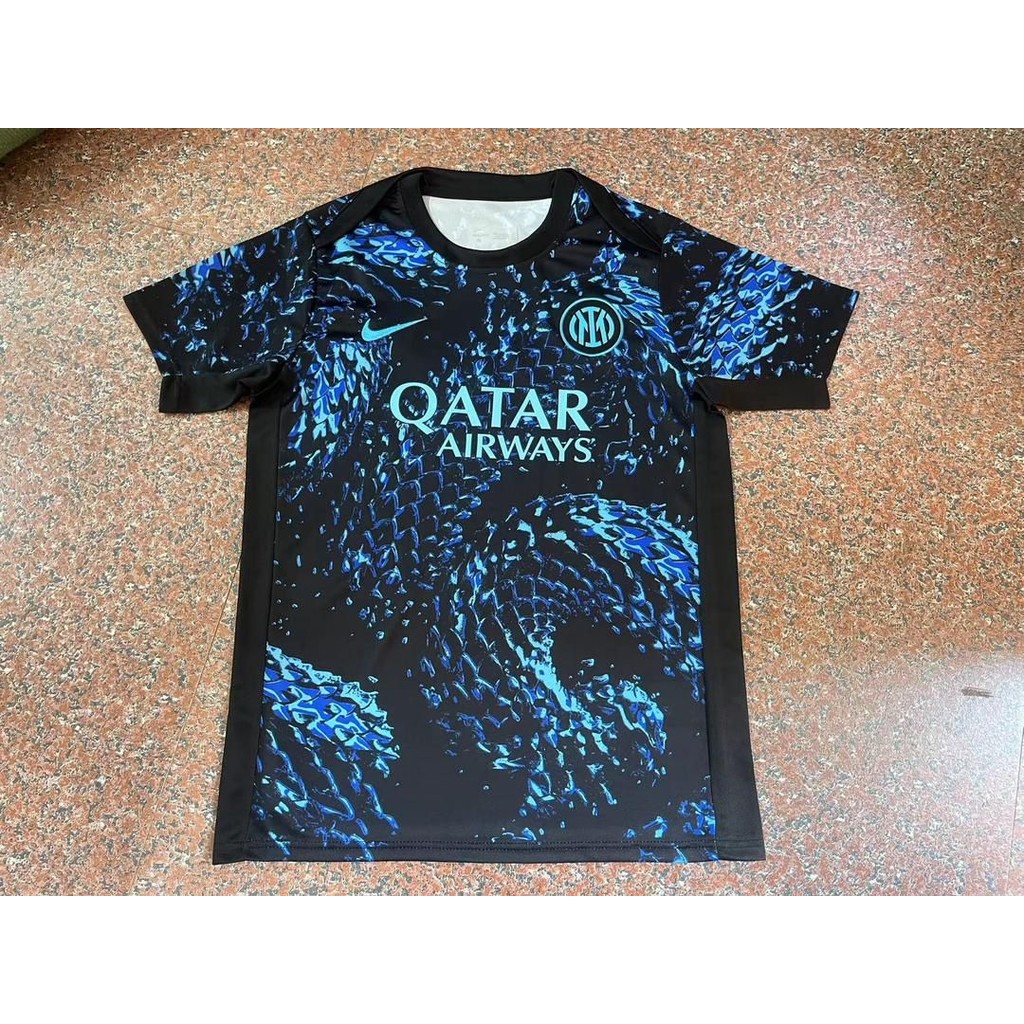 NEW INTER TRAINING SNAKE 2025 2026 PREMATCH JERSEY INTER SNAKE QATAR 25 ...