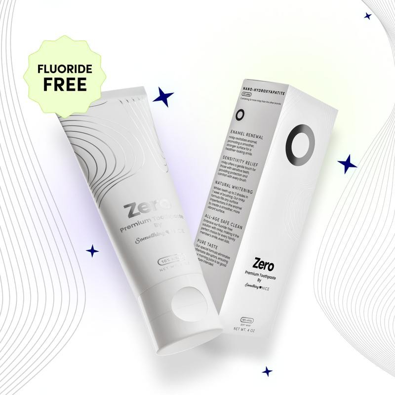 Zero Premium Toothpaste with 10% Nano-Hydroxyapatite, Xylitol, and Pure Taste Formula with No ...