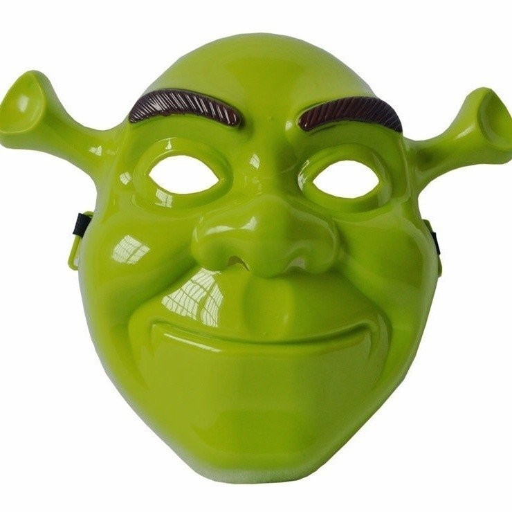 Halloween Funny Mask Shrek Green Monster Children Mask Anime cosplay ...