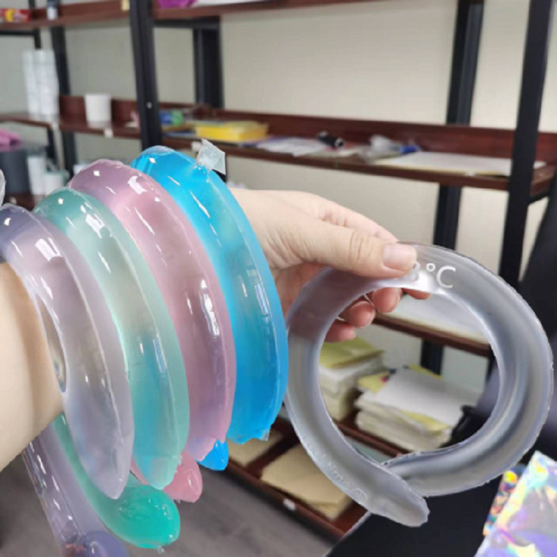 Summer Cooler Rings Wearable Neck Cooling Ice Ring Reusable Tube Collar ...