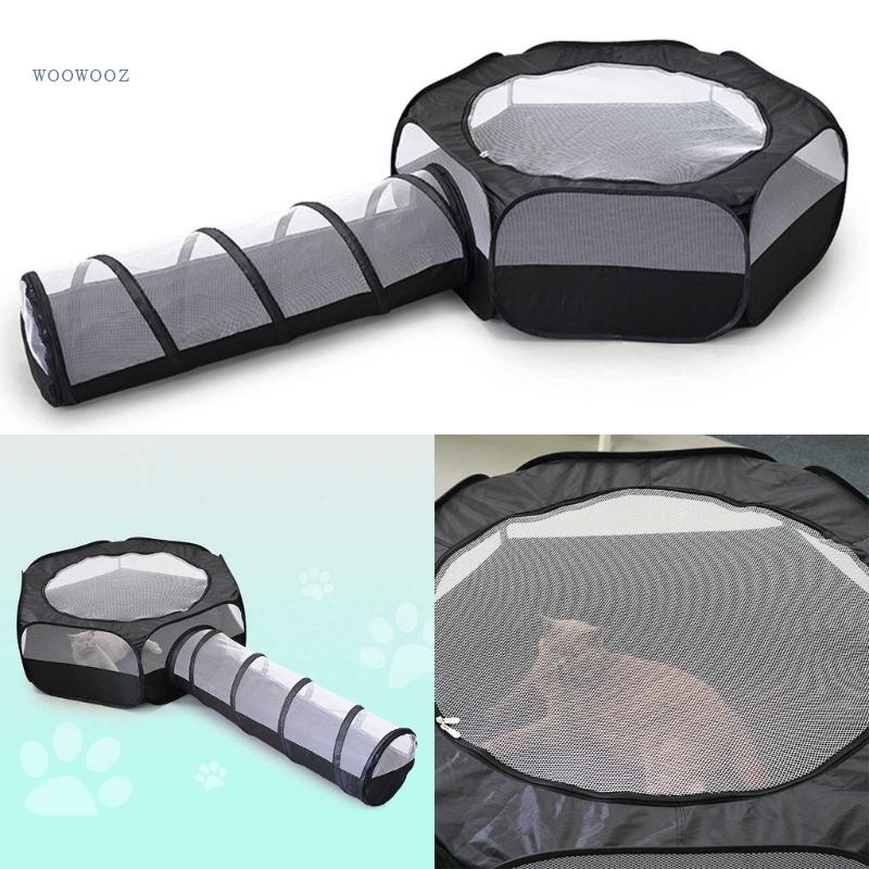 lucky Collapsible Dog Tunnel Playpen Toy Cat Hideaway Tube Cube ...