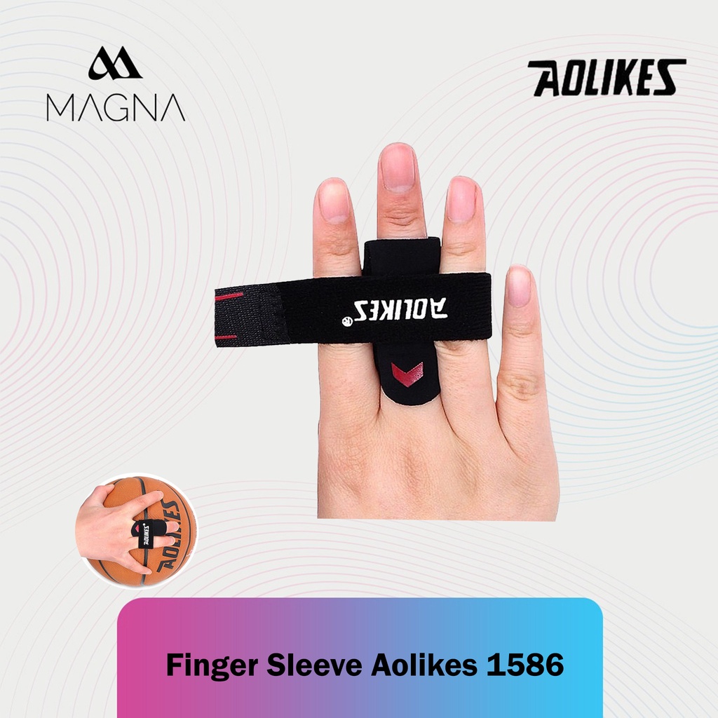 Double Finger Sleeve Aolikes 1586 Guard Finger Protector Hand Sports ...