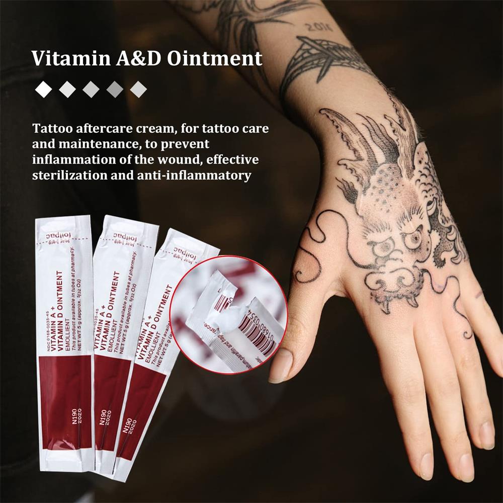 20/50/100pcs Fougera Vitamin A D Cream PMU Tattoo Repair Aftercare PMU ...