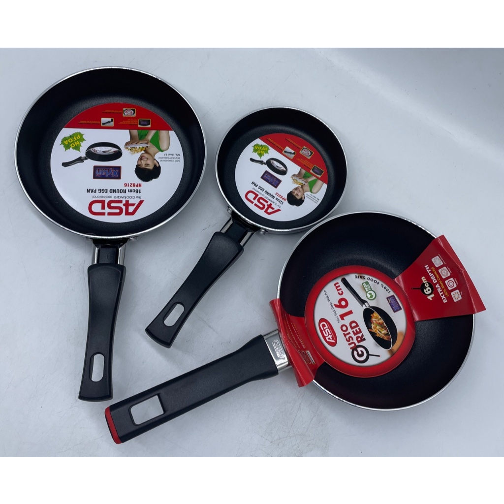 ASD NON-STICK EGG FRY PAN 12/16cm | Shopee Malaysia