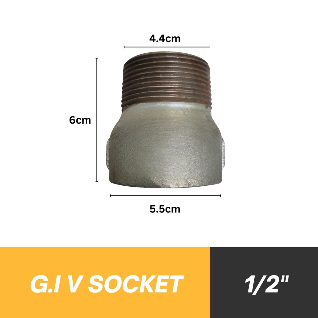 G.I Galvanized Iron Pipe Fitting Pipe Joint Connector Penyambung Paip ...