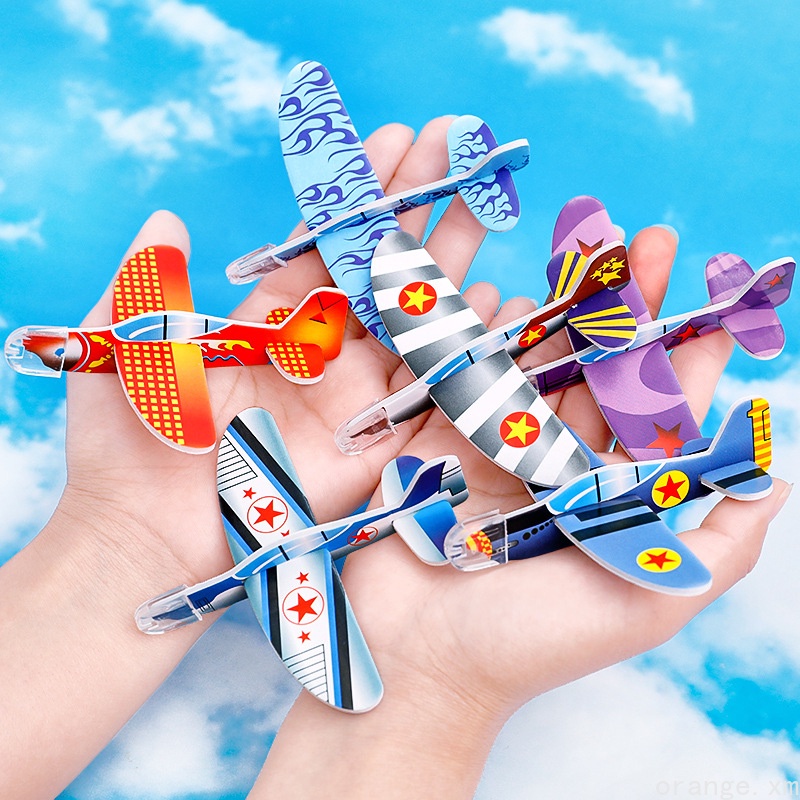 [NEW] Mini Foam Plane Glider Hand Throw Airplane Light Inertial EPP ...