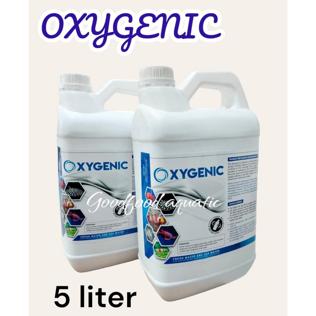 5 liter OXYGENIC Bacteria STARTER Probiotic AQUARIUM KOI Fish Pond ...
