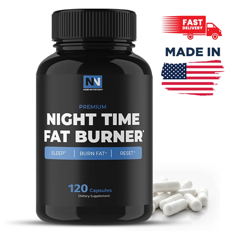 Nobi Nutrition Overnight Fat Burner | Burn Belly Fat, Support ...