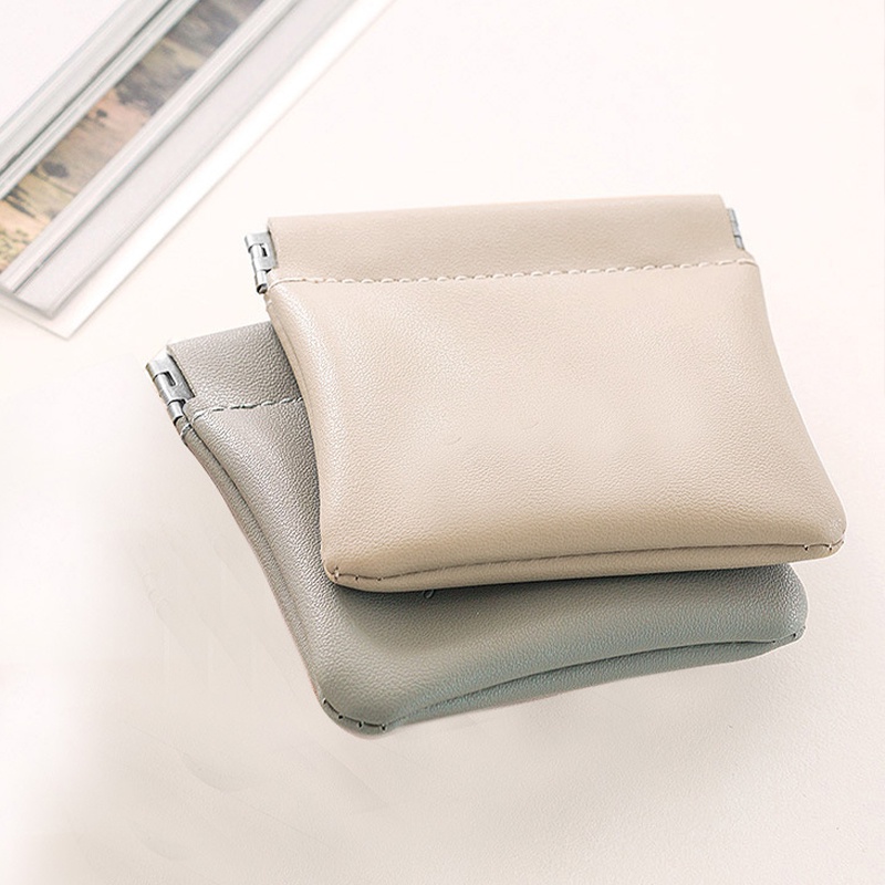 Creative Pu Leather Automatic Tightening Elastic Storage Bags Mini ...